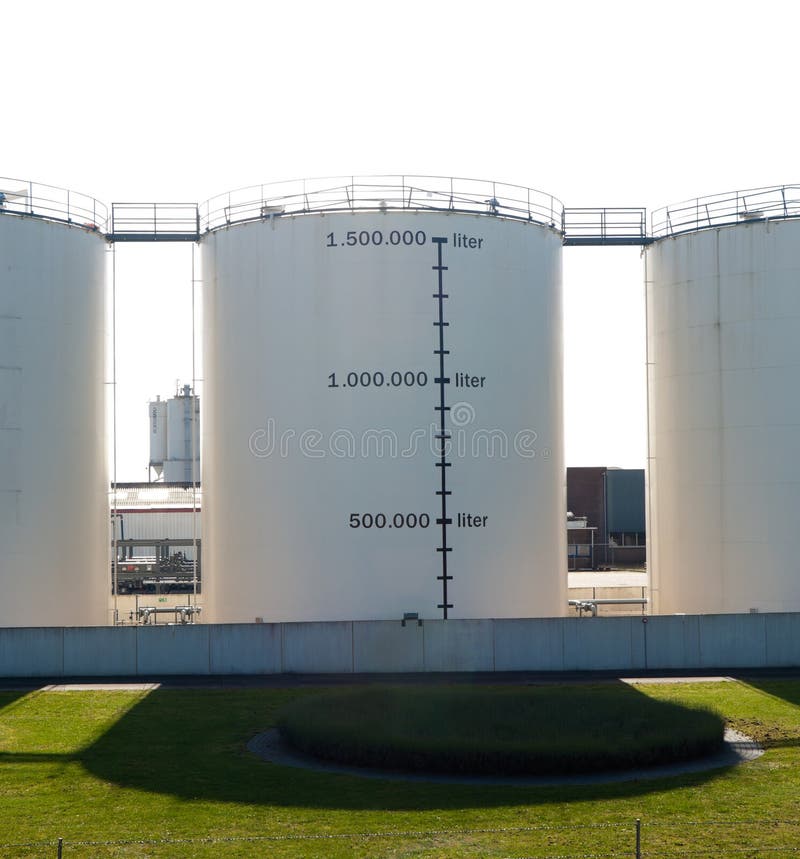 Fuel tanks stock photo. Image of blue, cylinder, distribution - 16467122