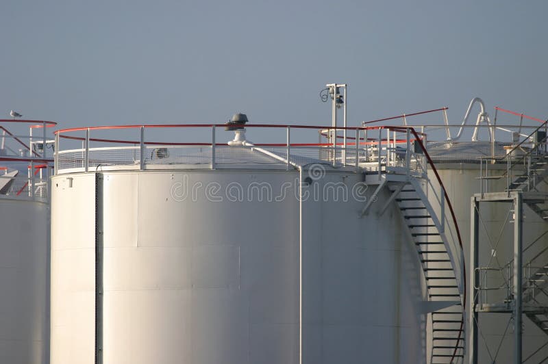 Fuel Tanks stock image. Image of industrial, pipework, tank - 75845
