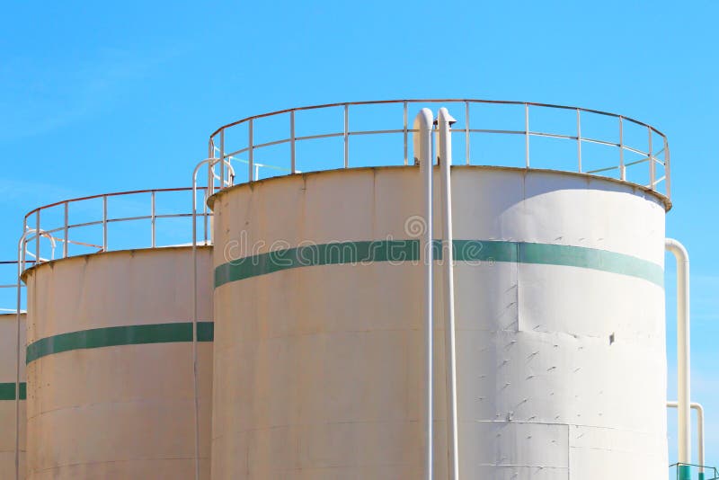 Fuel Tanks stock image. Image of liquid, security, container - 45804235