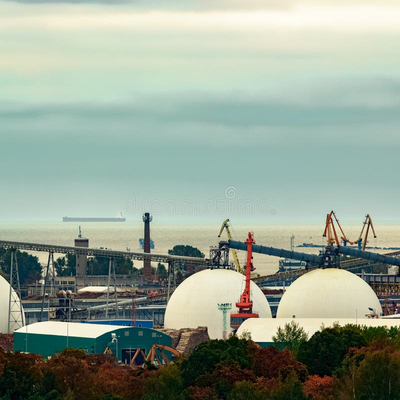 Fuel terminal stock photo. Image of depot, petroleum - 88608794