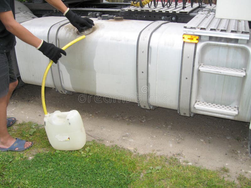 Fuel thief stock image. Image of danger, gasoline, pipe - 9880409