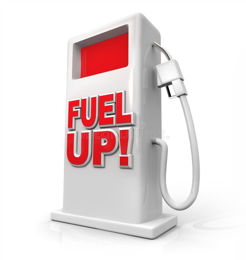 Fuel Up - Gasoline Pump for Refueling Stock Illustration - Illustration ...