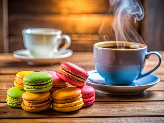 Fueling FrontEnd Success Vibrant Macarons and Aromatic Coffee for a ...