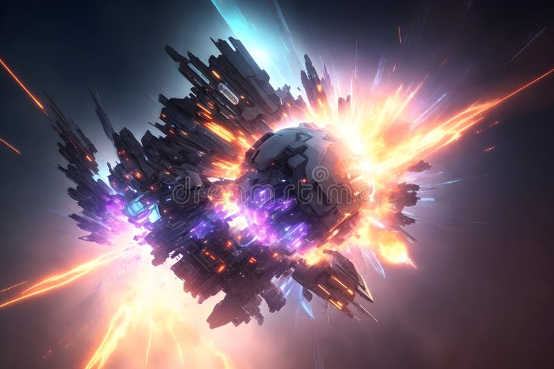 Explosive Transparency Elements. Elevate Your Sci-fi-themed Projects ...