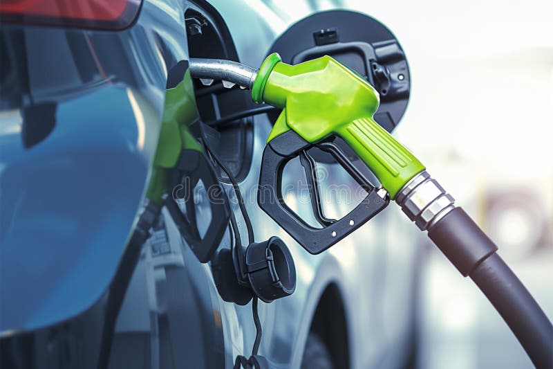 Fueling Up Close Up of Petrol and Diesel Nozzles in Action Stock ... Fueling Up Close Up of Petrol and Diesel Nozzles in Action Stock ...