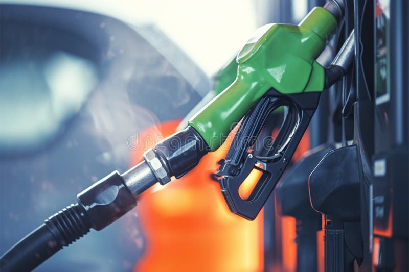 Fueling Up Close Up of Petrol and Diesel Nozzles in Action Stock ... Fueling Up Close Up of Petrol and Diesel Nozzles in Action Stock ...
