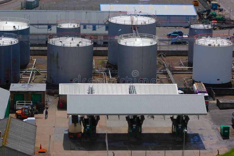 Fuelling Depot stock image. Image of economic, facility - 2490937