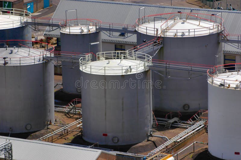 Fuel Storage Depot. stock image. Image of supply, wheel - 904019