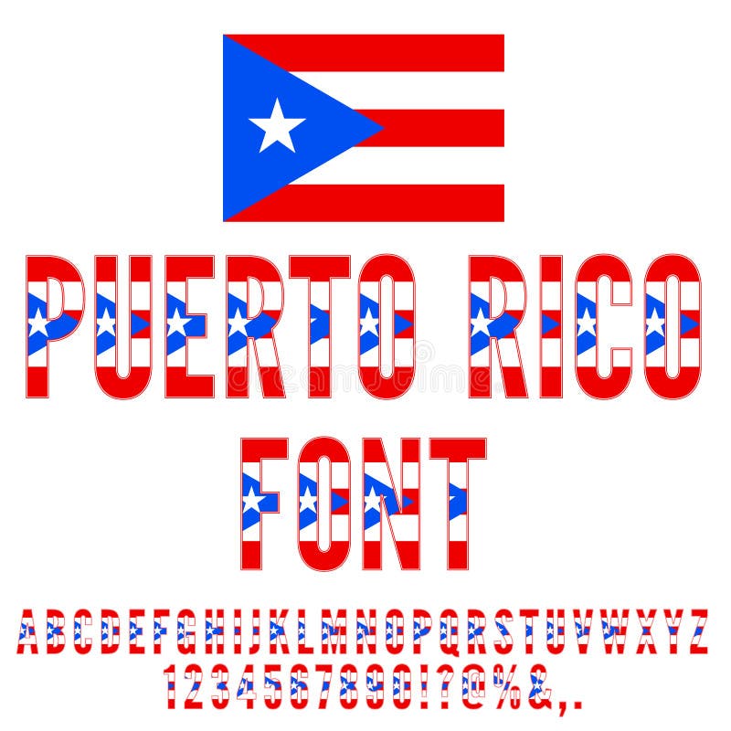 Fuente De La Bandera Nacional Ilustración del Vector - Ilustración de ...