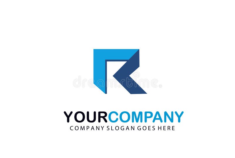 Fuente De R Logo Letter Alphabet Ilustración del Vector - Ilustración ...