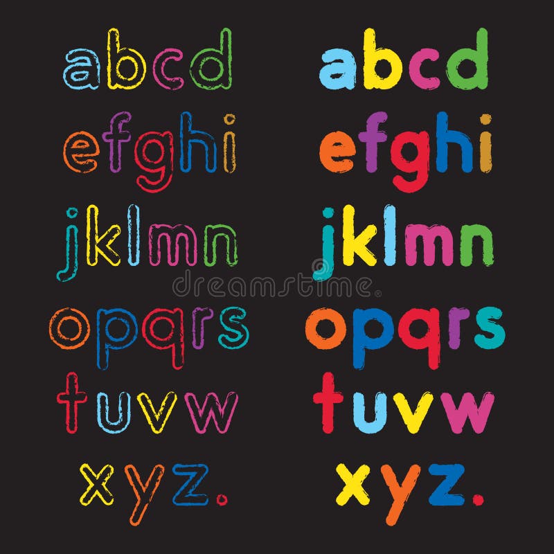 Fuente del ABC ilustración del vector. Ilustración de elemento - 39790735