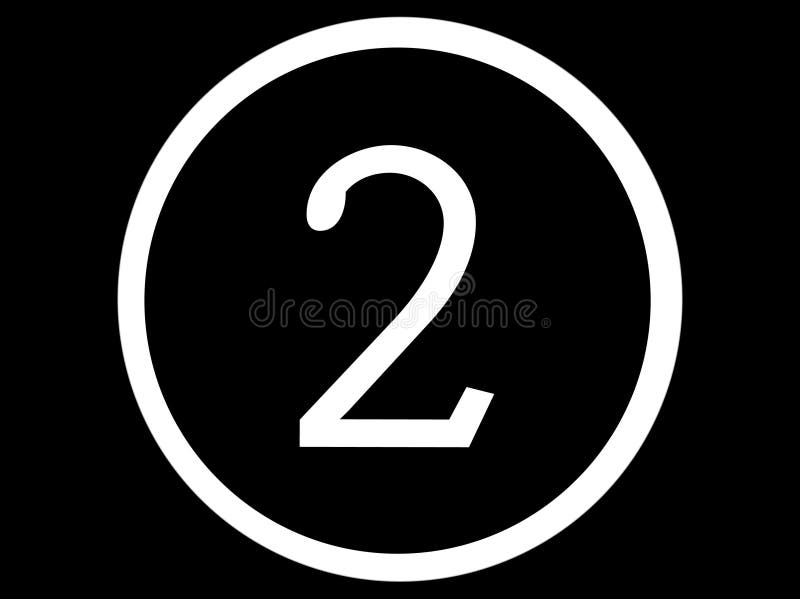 2 Fuentes En Blanco Y Negro Stock de ilustración - Ilustración de marca ...