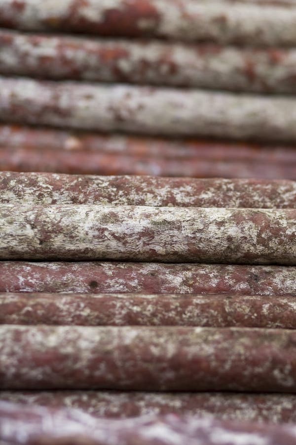 Fuet stock photo. Image of pork, fuet, gourmet, mediterranean - 11195958