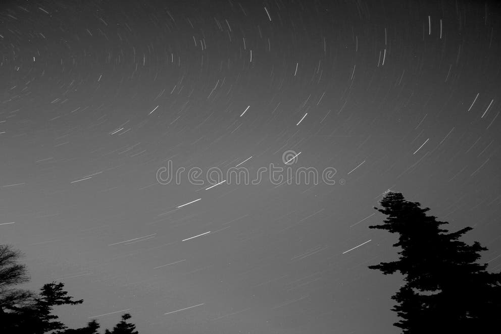 Fugas Da Estrela Do Dipper Grande Foto de Stock - Imagem de rodar ...