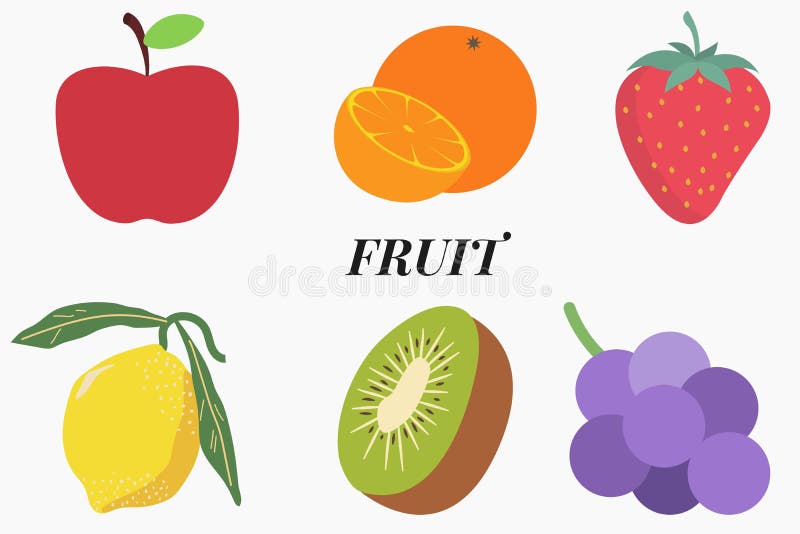 Colorful Fuit Background Stock Illustrations – 28 Colorful Fuit ...