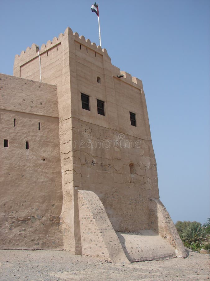 Bithnah Fort in Fujairah United Arab Emirates Stock Image - Image of ...