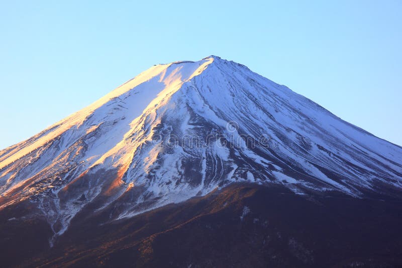 Fuji berg arkivfoto. Bild av morgon, japan, liggande - 21713902