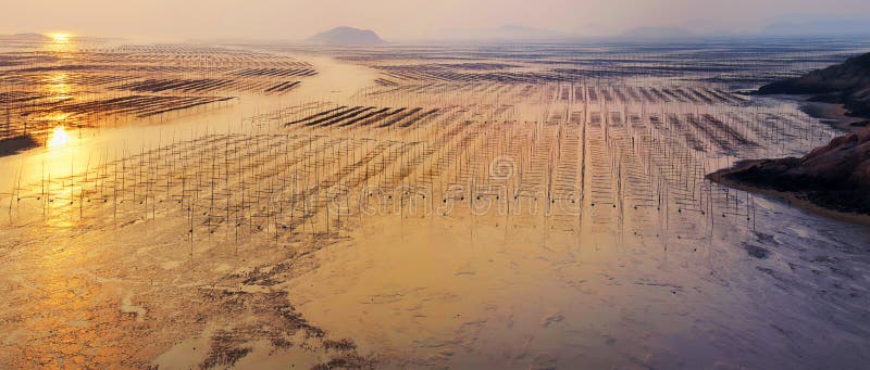 Fujian Xiapu Beach Sunrise,China Stock Image - Image of seaside ...