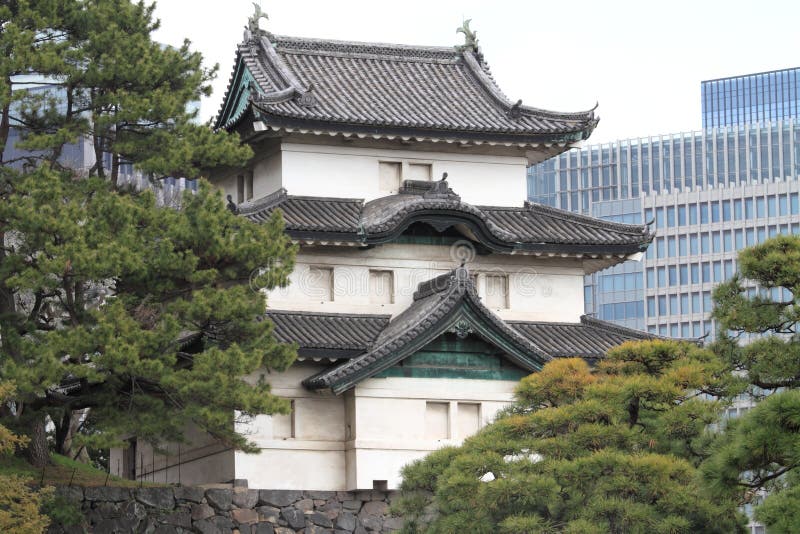 Fujimi Keep of Edo Castle in Tokyo Stock Photo - Image of clear, yagura ...