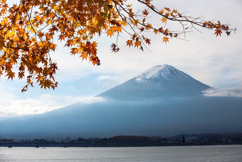 Fujisan stock photo. Image of dusk, landscape, fuji, autumn - 69031102