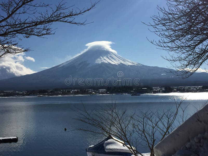 Fujisan in the winter stock photo. Image of hagone, season - 91110862