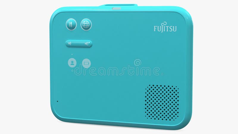 Fujitsu Portable Wireless Device with Modern Design Stock Photo - Image ...