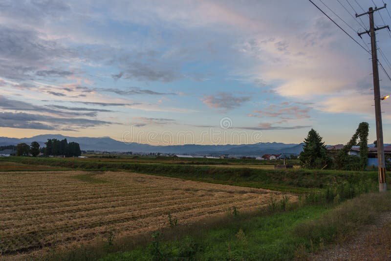 Fukushima Sightseeing Area in Japan Stock Image - Image of tree ...