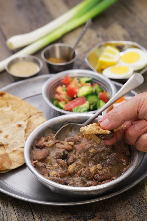 Egyptian breakfast stock photo. Image of egyptian, mezze - 247353964