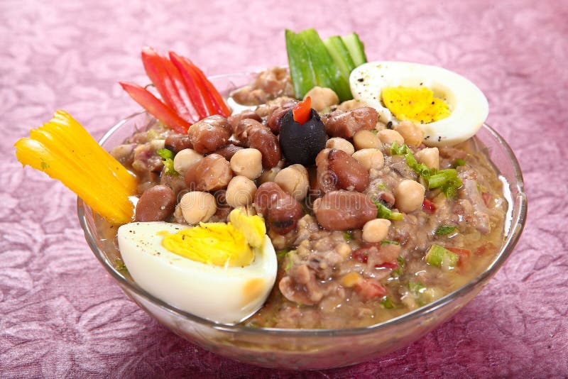 Ful Medammes, Fava Beans Stew Imagen de archivo - Imagen de desayuno ...