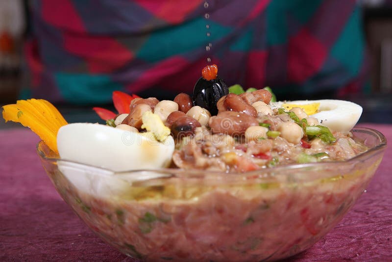 Ful Medammes, Fava Beans Stew Imagen de archivo - Imagen de desayuno ...