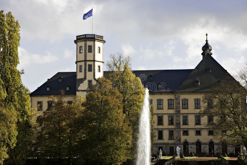 The Baroque Fulda Town Castle in Historical Fulda, Hesse, Germany Stock ...