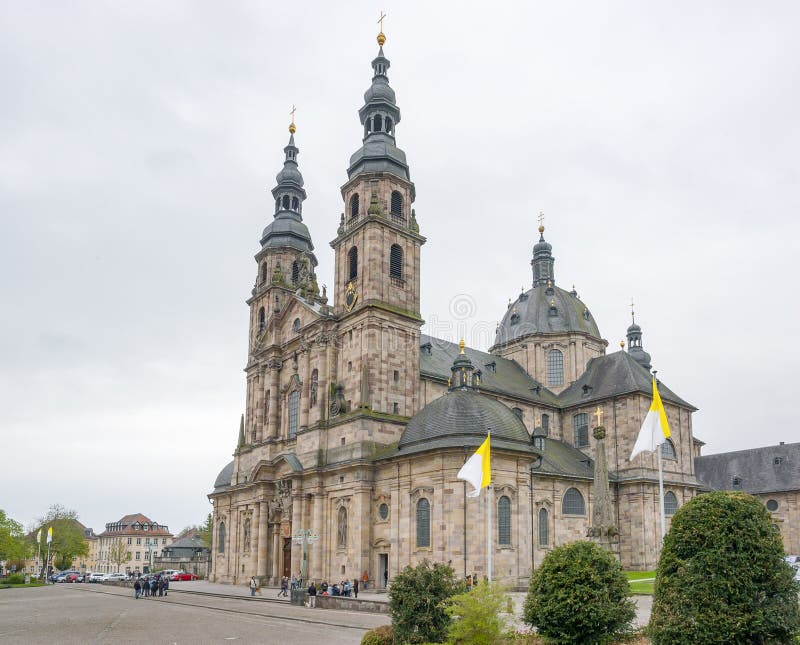 Fulda Cathedral stock photo. Image of church, abbey, stone - 35413498