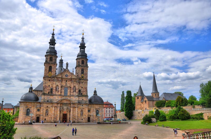 Fuldaer Dom (Cathedral) in Fulda Editorial Stock Image - Image of ...