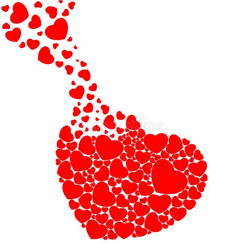 Fulfill heart stock illustration. Illustration of idea - 22844057