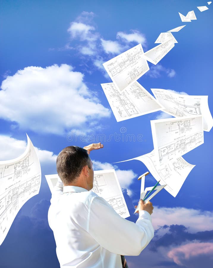 Engineering Design and Drawing Stock Photo - Image of plan ...