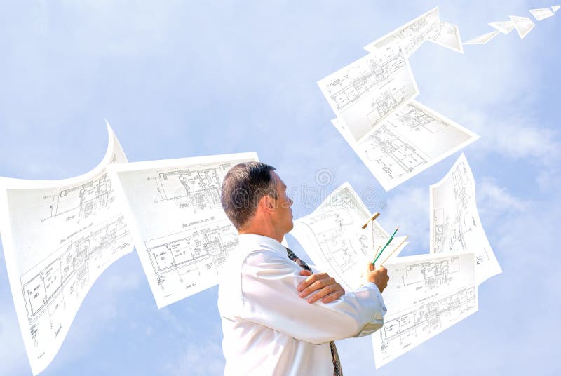Fulfilled Engineering Design Stock Image - Image of engineer ...