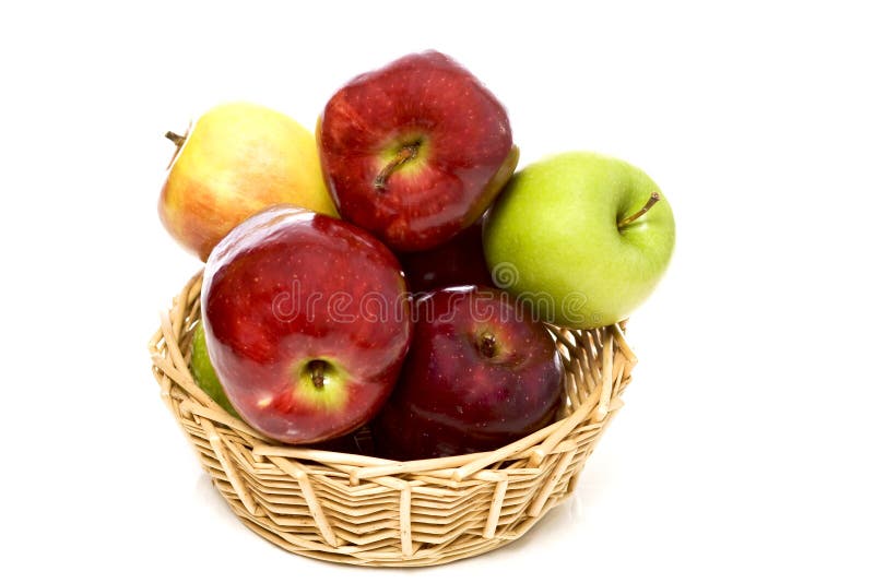 Full basket stock image. Image of apple, spring, basket - 13085953