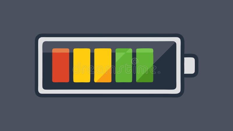 Full Battery, Energy Status Indicator Graphic Vector Design Generative ...