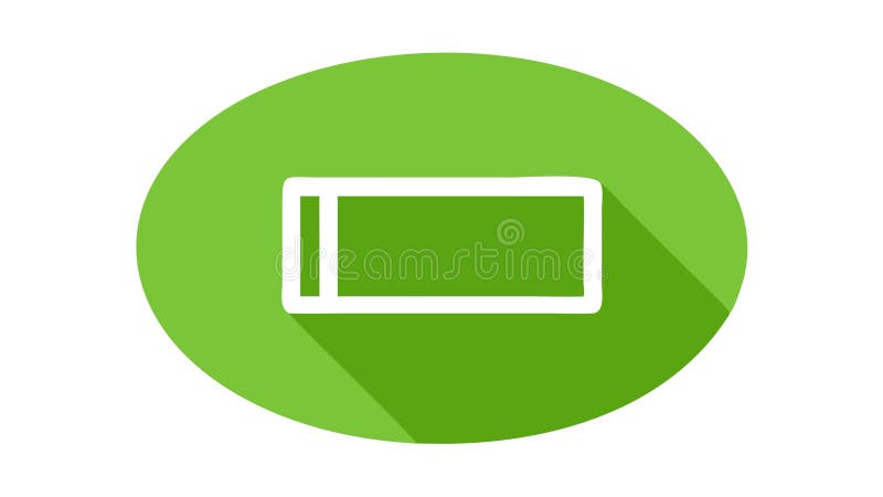 Full Battery Icon. Flat Vector Energy and Power Indicator Graphic ...