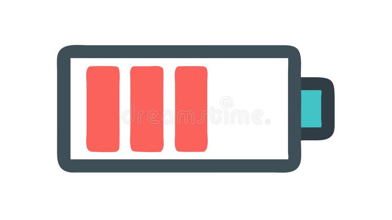 Full Battery Icon for Power Status Indicator, Vector Design Generative ...