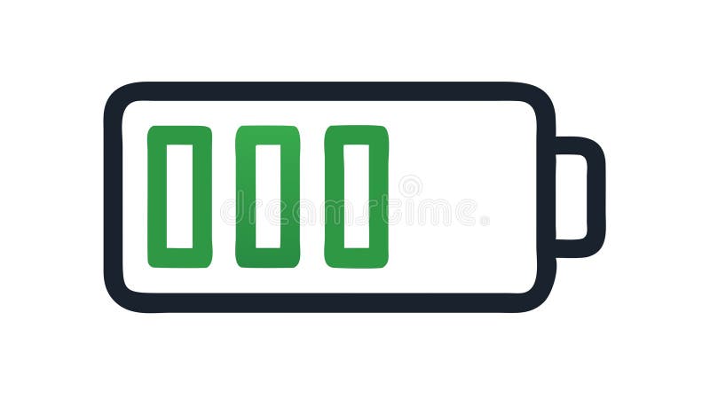 Full Battery Indicator Vertical Vector Icon, Vector Design Generative ...