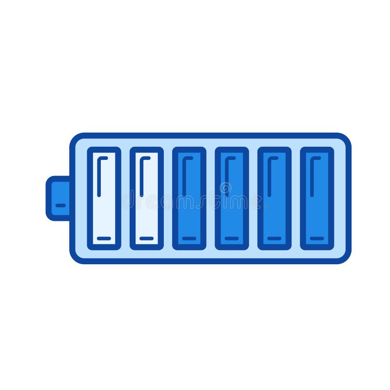 Full battery line icon. stock vector. Illustration of icon - 100294487 Full battery line icon. stock vector. Illustration of icon - 100294487