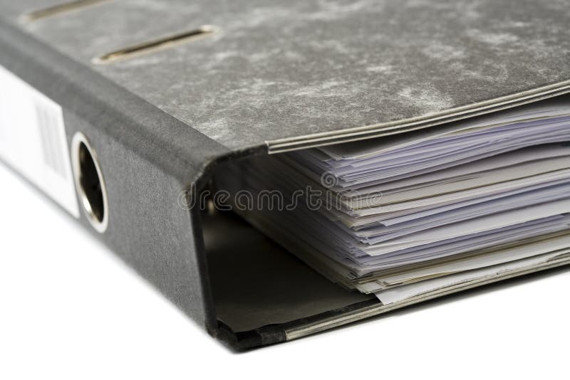 Full binder stock photo. Image of detail, business, stack - 10374090