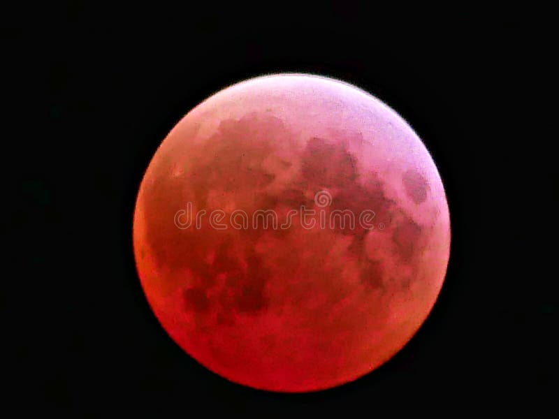 Full blood moon of March stock image. Image of orange - 368093421