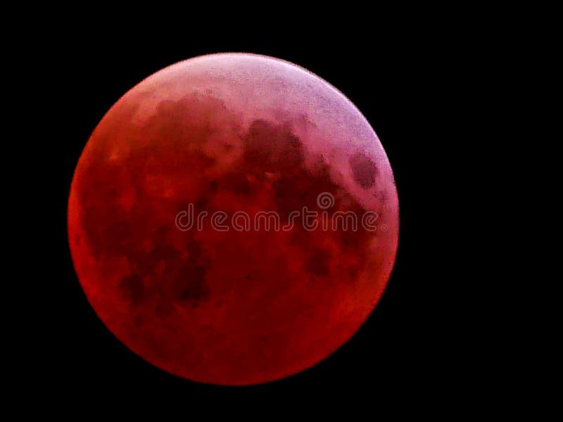 Full blood moon of March stock image. Image of eclipse - 368093615