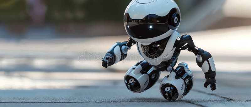 Full-body Android Pet Robot Entertaining with Tricks, Playful ...