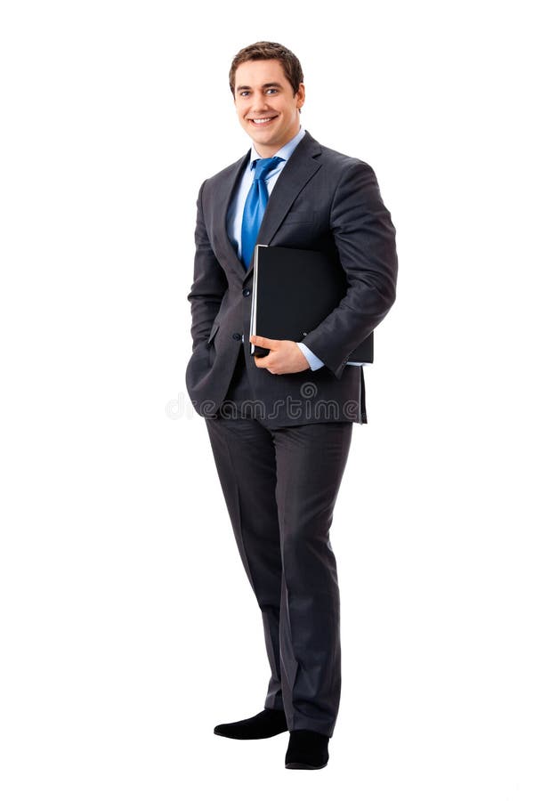 Full-body of businessman stock image. Image of happy - 14111065