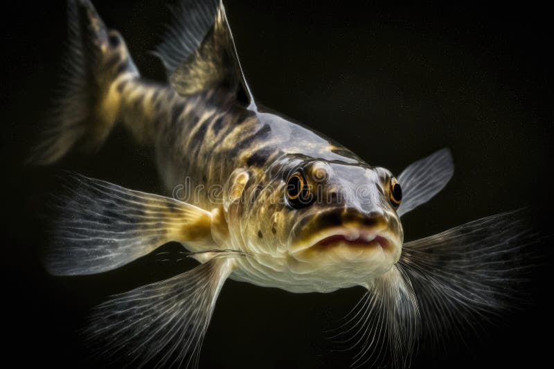 Full Body Catfish Macro Fast Shutter. Generative AI Stock Illustration ...