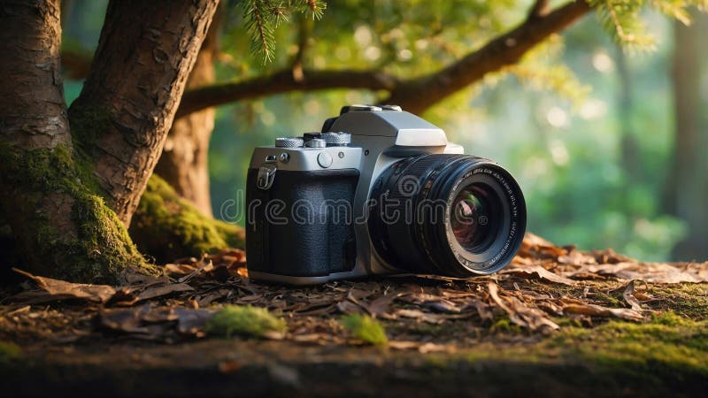 Full Body of Digital Camera. Camera for Photographer Stock Image ...