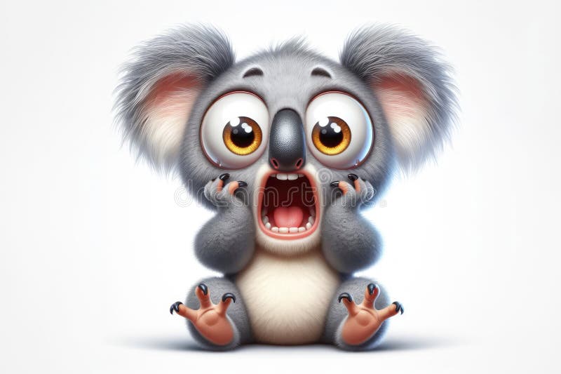 Surprised Koala Stock Illustrations – 73 Surprised Koala Stock ...